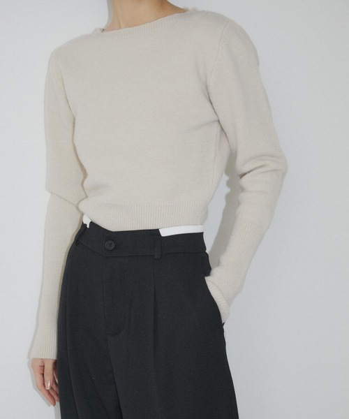 duei（デュイ）の「ウエストマークニット（ニット/セーター）」 - WEAR