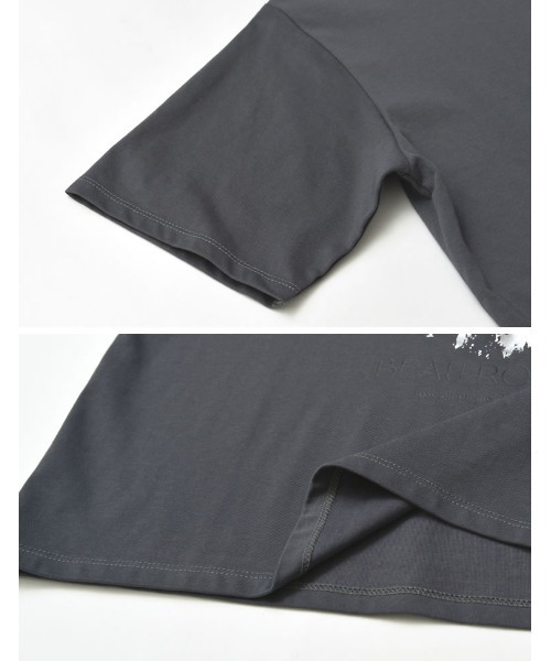 Re:EDIT（リエディ）の「[UVカット][接触冷感][紫外線対策]箔フラワーTシャツ（Tシャツ/カットソー）」 - WEAR