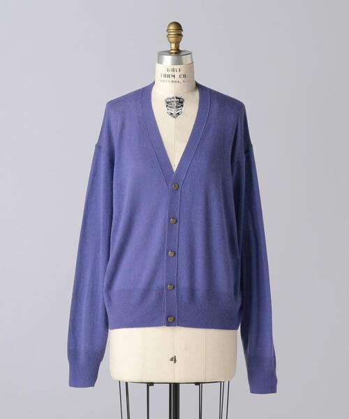 UNITED ARROWS（ユナイテッドアローズ）の「〈 BLAMINK（ブラミンク）〉 R CA/S 16G VN LSL（カーディガン/ボレロ）」 - WEAR