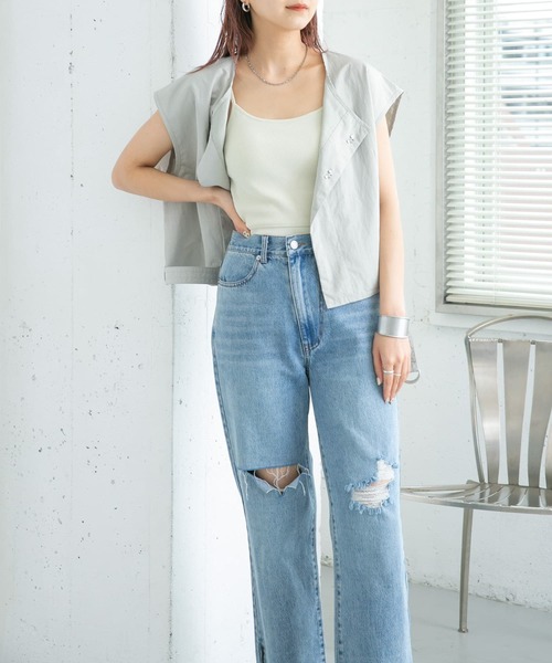 KBF（ケイビーエフ）の「ヘムカーブブラトップ（キャミソール）」 - WEAR