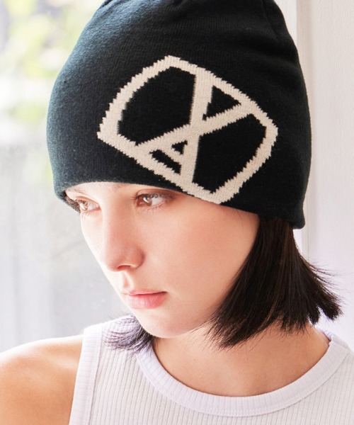 VARZAR（バザール）の「VARZAR(バザール)/VA Square Jacquard Beanie/Y2K スクエア ロゴ ジャガード ...