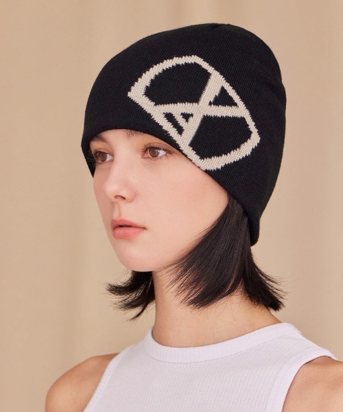 VARZAR（バザール）の「VARZAR(バザール)/VA Square Jacquard Beanie/Y2K スクエア ロゴ ジャガード ...