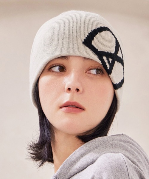 VARZAR（バザール）の「VARZAR(バザール)/VA Square Jacquard Beanie/Y2K スクエア ロゴ ジャガード ...
