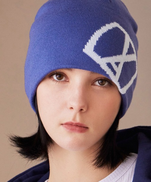 VARZAR（バザール）の「VARZAR(バザール)/VA Square Jacquard Beanie/Y2K スクエア ロゴ ジャガード ...