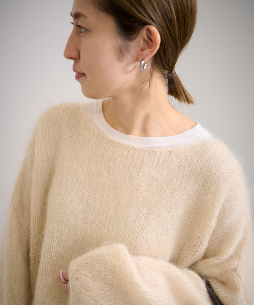 FRAMeWORK（フレームワーク）の「モヘヤMix ローゲージニット（ニット/セーター）」 - WEAR