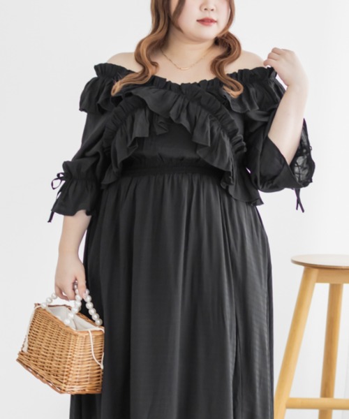 CLETTE（クレット）の「クロスフリル2WAYワンピース（ワンピース）」 - WEAR