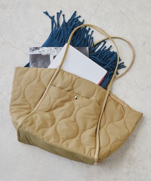 kalie.（カリエ）の「大容量ウェーブキルトトート（トートバッグ）」 - WEAR