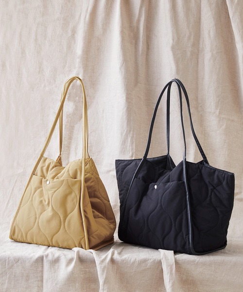 kalie.（カリエ）の「大容量ウェーブキルトトート（トートバッグ）」 - WEAR