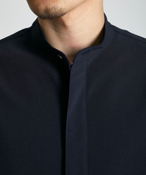 city（シティ）の「BAND COLLAR FLY FRONT SHIRTS/バンドカラーシャツ（シャツ/ブラウス）」 - WEAR