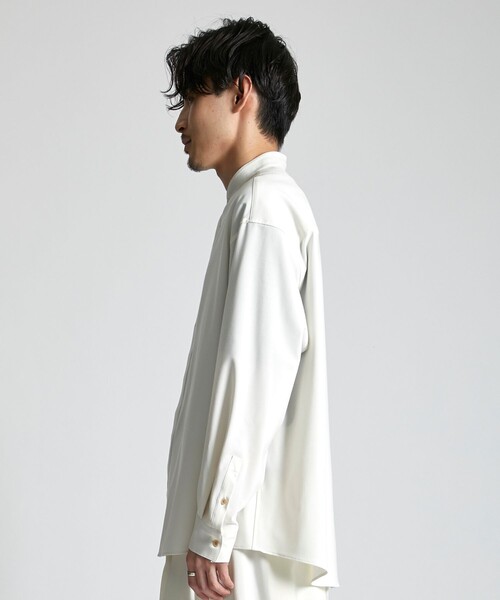 city（シティ）の「BAND COLLAR FLY FRONT SHIRTS/バンドカラーシャツ（シャツ/ブラウス）」 - WEAR
