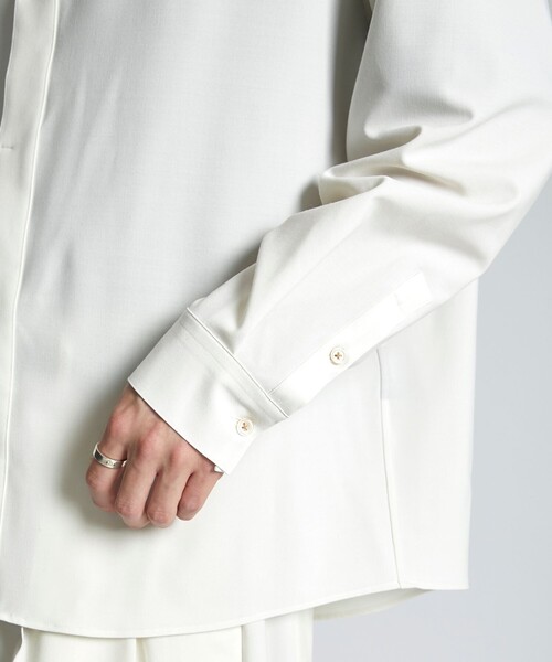 city（シティ）の「BAND COLLAR FLY FRONT SHIRTS/バンドカラーシャツ（シャツ/ブラウス）」 - WEAR