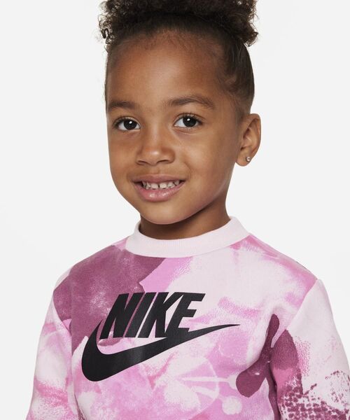 NIKE（ナイキ）の「ナイキ サイダイ クルー アンド レギンス セットアップ ベビー ツーピース セットアップ / Nike Sci-Dye Crew and Leggings ...