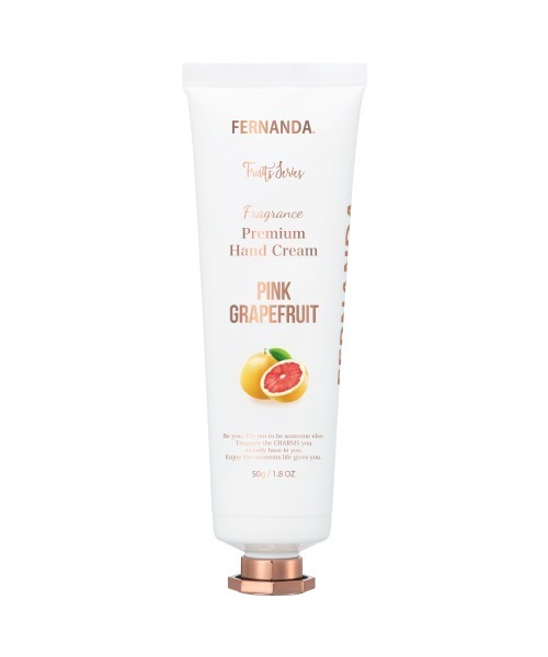 FERNANDA（フェルナンダ）の「フレグランスプレミアムハンドクリーム（ピンクグレープフルーツ）/Fragrance Premium Hand Cream (Pink Grapefruit ...