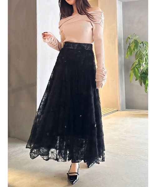 dazzlin（ダズリン）の「2WAYアシメタックオフショルニット（ニット/セーター）」 - WEAR