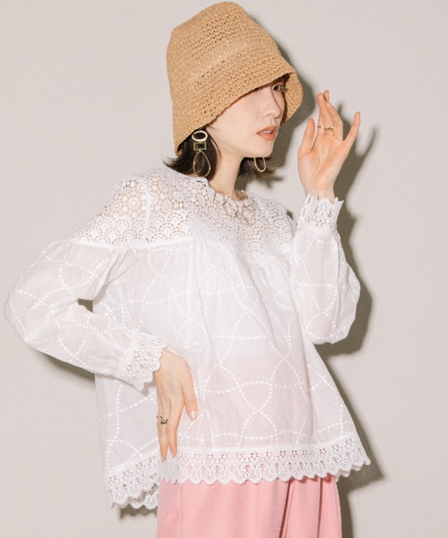 MHBG TOKYO（エムエイチビージートーキョー）の「コットンレースPO（シャツ/ブラウス）」 - WEAR