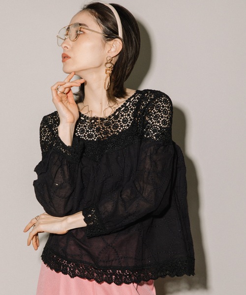 MHBG TOKYO（エムエイチビージートーキョー）の「コットンレースPO（シャツ/ブラウス）」 - WEAR