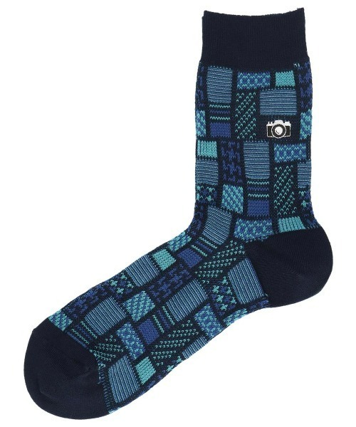 NAIGAI（ナイガイ）の「NAIGAI STYLE 日本製 HOBBY SOCKS オーガニックコットン カメラ クルーソックス ...