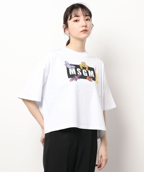【セール/ブランド古着】半袖Tシャツ（Tシャツ/カットソー）｜MSGM（エムエスジーエム）のファッション通販 - ZOZOUSED