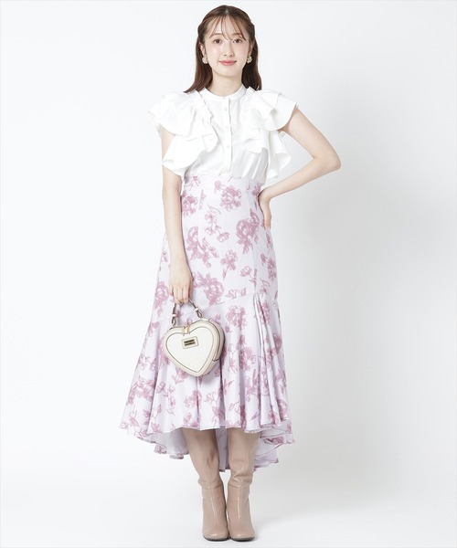 WILLSELECTION（ウィルセレクション）の「ラインフラワーボリュームスカート（スカート）」 - WEAR