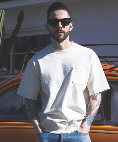 MR.OLIVE（ミスターオリーブ）の「TEXLOOP COTTON / BACK GUSSET POCKET T-SHIRT（Tシャツ ...