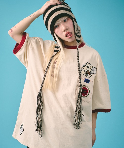 GALFY（ガルフィー）の「【GALFY/ガルフィー】ガルスモリンガー Tee（Tシャツ/カットソー）」 - WEAR