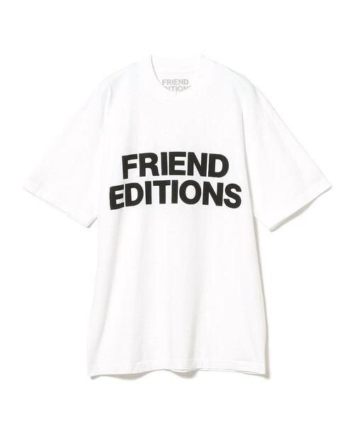 BEAMS T（ビームスティー）の「FRIEND EDITIONS / Logo T-Shirt①（Tシャツ/カットソー）」 - WEAR