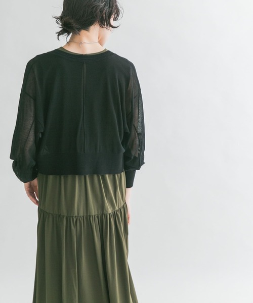 KBF（ケイビーエフ）の「2WAYシアーニットカーディガン（カーディガン/ボレロ）」 - WEAR