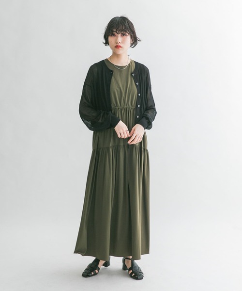 KBF（ケイビーエフ）の「2WAYシアーニットカーディガン（カーディガン/ボレロ）」 - WEAR