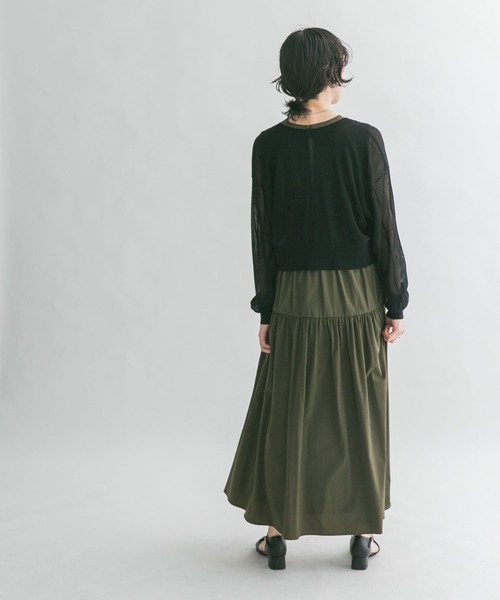 KBF（ケイビーエフ）の「2WAYシアーニットカーディガン（カーディガン/ボレロ）」 - WEAR