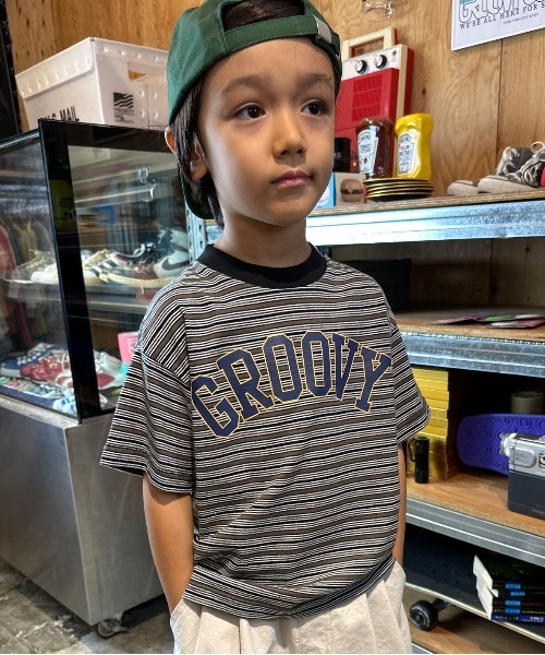 GROOVY COLORS（グルービーカラーズ）の「マルチボーダーGROOVY Tシャツ（Tシャツ/カットソー）」 - WEAR