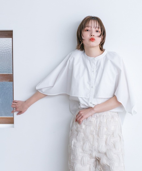 KBF（ケイビーエフ）の「2WAYマントブラウス（シャツ/ブラウス）」 - WEAR