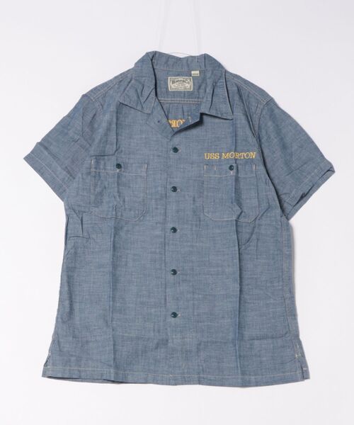 【セール】HOUSTON/ シャンブレー刺繍 S/Sシャツ（シャツ/ブラウス）｜HOUSTON（ヒューストン）のファッション通販 - ZOZOTOWN