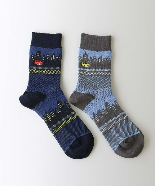 NAIGAI（ナイガイ）の「NAIGAI STYLE 日本製 HOBBY SOCKS オーガニックコットン ドライブ 車 クルーソックス ...