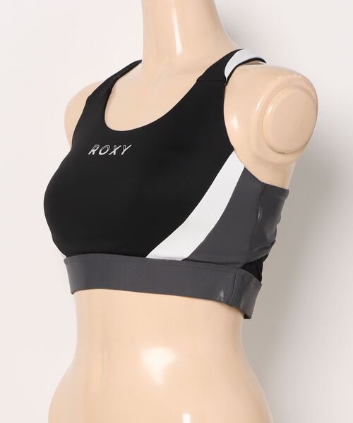 ROXY（ロキシー）の「JUMP HIGH METALLIC B/ロキシー水陸両用速乾UVカットフィットネスブラ（スポーツブラ）」 - WEAR