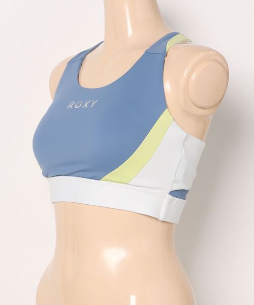 ROXY（ロキシー）の「JUMP HIGH METALLIC B/ロキシー水陸両用速乾UVカットフィットネスブラ（スポーツブラ）」 - WEAR