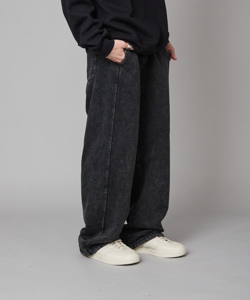 【セール】Bleach-washed sweatpants/ブリーチ加工スウェットパンツ（スウェットパンツ）｜Theater code ...