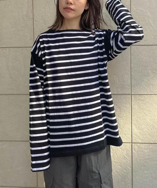 MONT KEMMEL（モンケメル）の「【 MONT KEMMEL / モンケメル 】 バスクシャツ ボーダー Tシャツ BASQUE ...