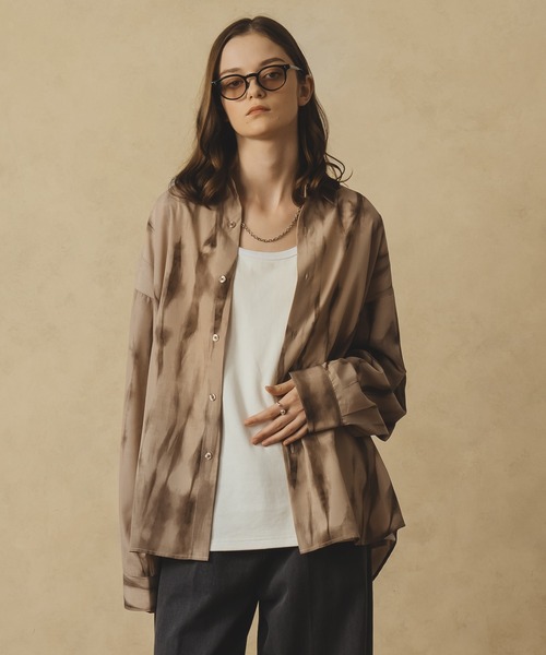 selle glant（セレグランテ）の「REGULAR COLOR TOROMI PATTERNED SHIRT / レギュラーカラートロミ ...