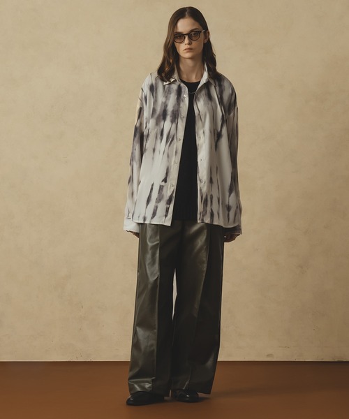 selle glant（セレグランテ）の「REGULAR COLOR TOROMI PATTERNED SHIRT / レギュラーカラートロミ ...
