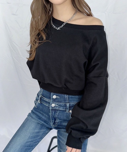 【セール】ワンショルダールーズトップス（Tシャツ/カットソー）｜ENVYM（アンビー）のファッション通販 - ZOZOTOWN