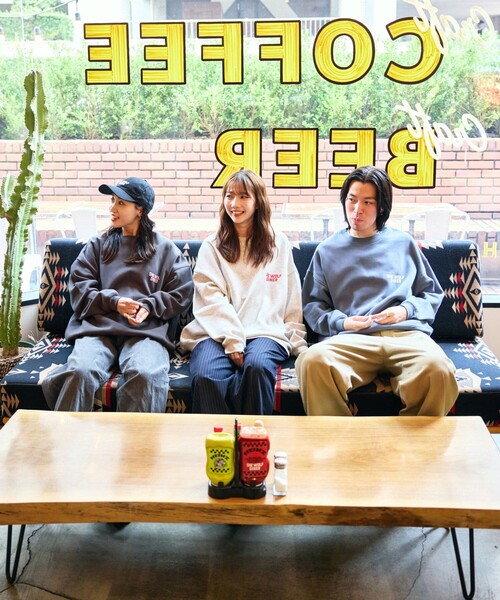 【セール】限定展開 SHE WOLF DINER×FREAK'S STORE/シーウルフダイナー 別注 ビッグシルエット バックプリント ...