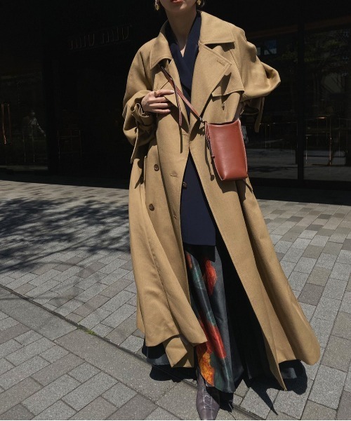 AMERI（アメリ）の「SUPERIOR FLARE TRENCH COAT（トレンチコート）」 - WEAR