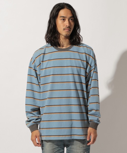 BAYFLOW（ベイフロー）の「WEB限定 ボーダーL/S TEE（Tシャツ/カットソー）」 - WEAR