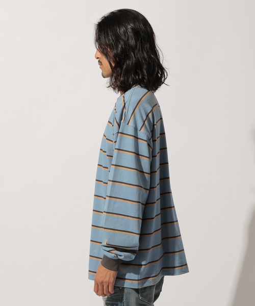 BAYFLOW（ベイフロー）の「WEB限定 ボーダーL/S TEE（Tシャツ/カットソー）」 - WEAR