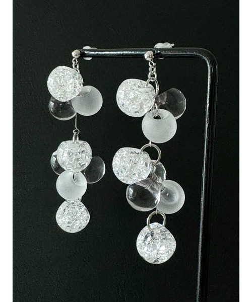 tone（トーン）の「【Withy】シャーベットのような煌めき連なるピアス / Icy Dew（アイシーデュー）(MA)（ピアス（両耳用 ...