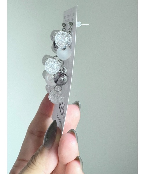 tone（トーン）の「【Withy】シャーベットのような煌めき連なるピアス / Icy Dew（アイシーデュー）(MA)（ピアス（両耳用 ...