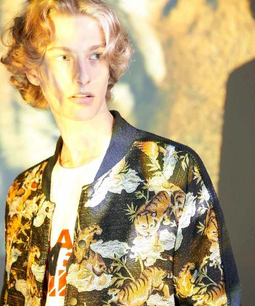amok（アモク）の「TIGER PILE JACQUARD JACKETS（ブルゾン）」 - WEAR
