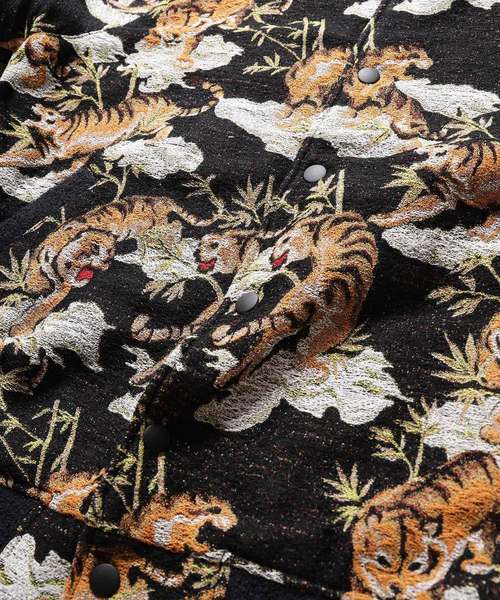amok（アモク）の「TIGER PILE JACQUARD JACKETS（ブルゾン）」 - WEAR