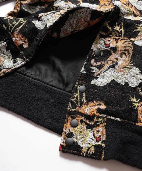 amok（アモク）の「TIGER PILE JACQUARD JACKETS（ブルゾン）」 - WEAR