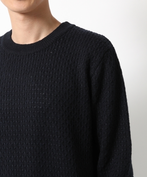 GLOBAL WORK（グローバルワーク）の「5ゲージハニカムニットプルオーバー/725473（ニット/セーター）」 - WEAR